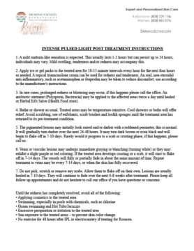 Pre & Post Instructions | Dr Monica Scheel Dermatology, Kailua-Kona, HI