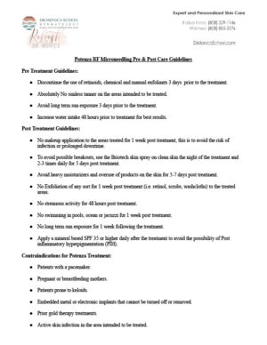 Pre & Post Instructions | Dr Monica Scheel Dermatology, Kailua-Kona, HI